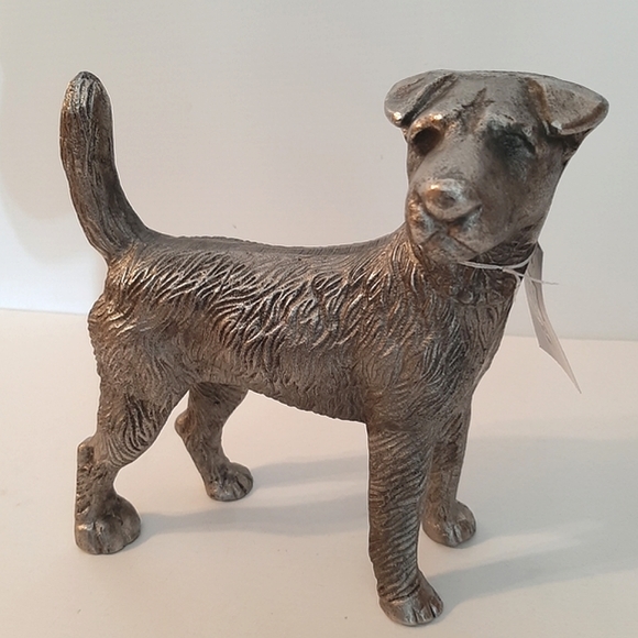 Pottery Barn | Accents | Pottery Barn Dog Sculpture Silver Dog Object 8 ...